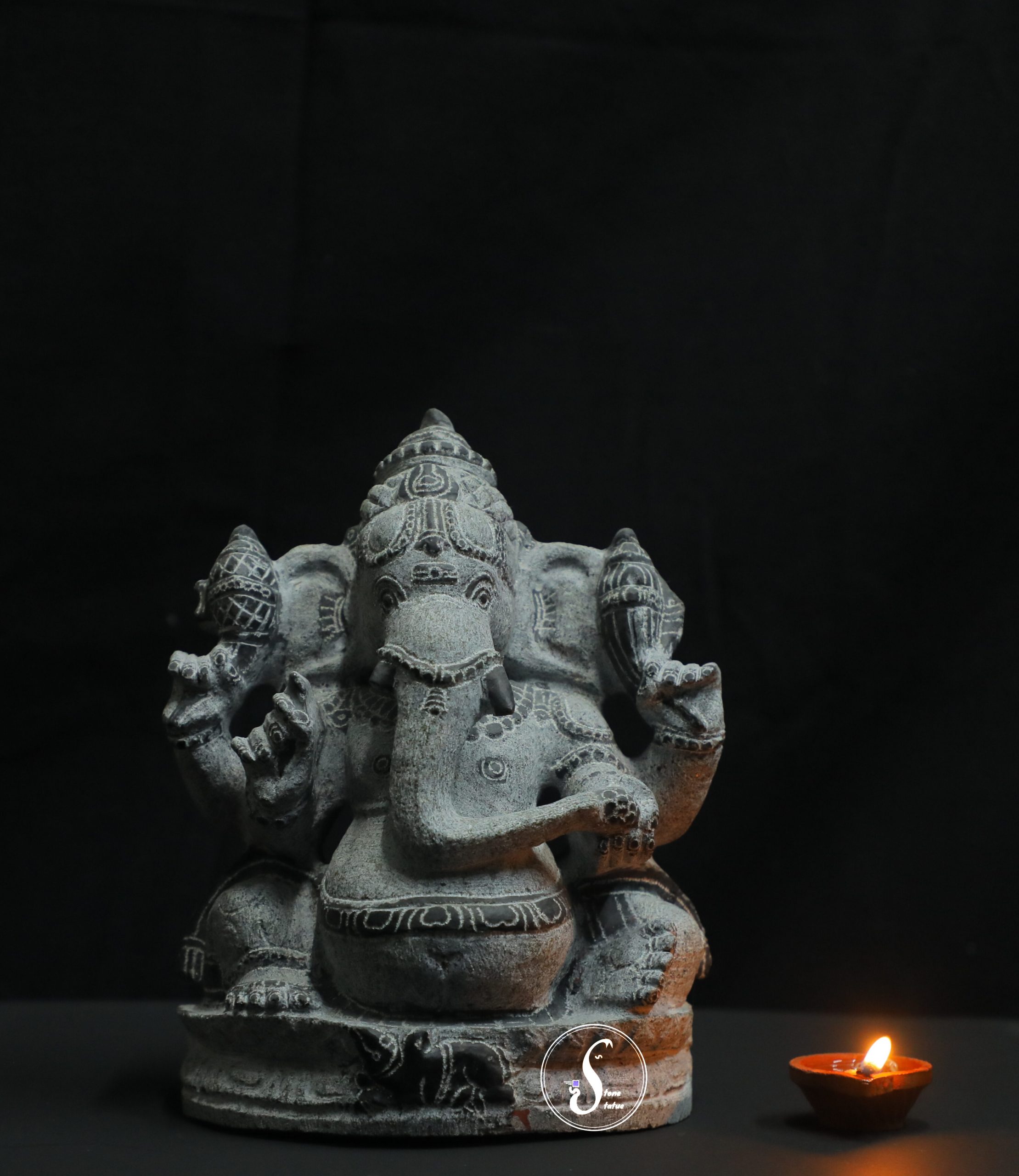 Ganesha Statue | Edampuri Vinayagar Silai – MUTHU SIRPPAKALAI KOODAM