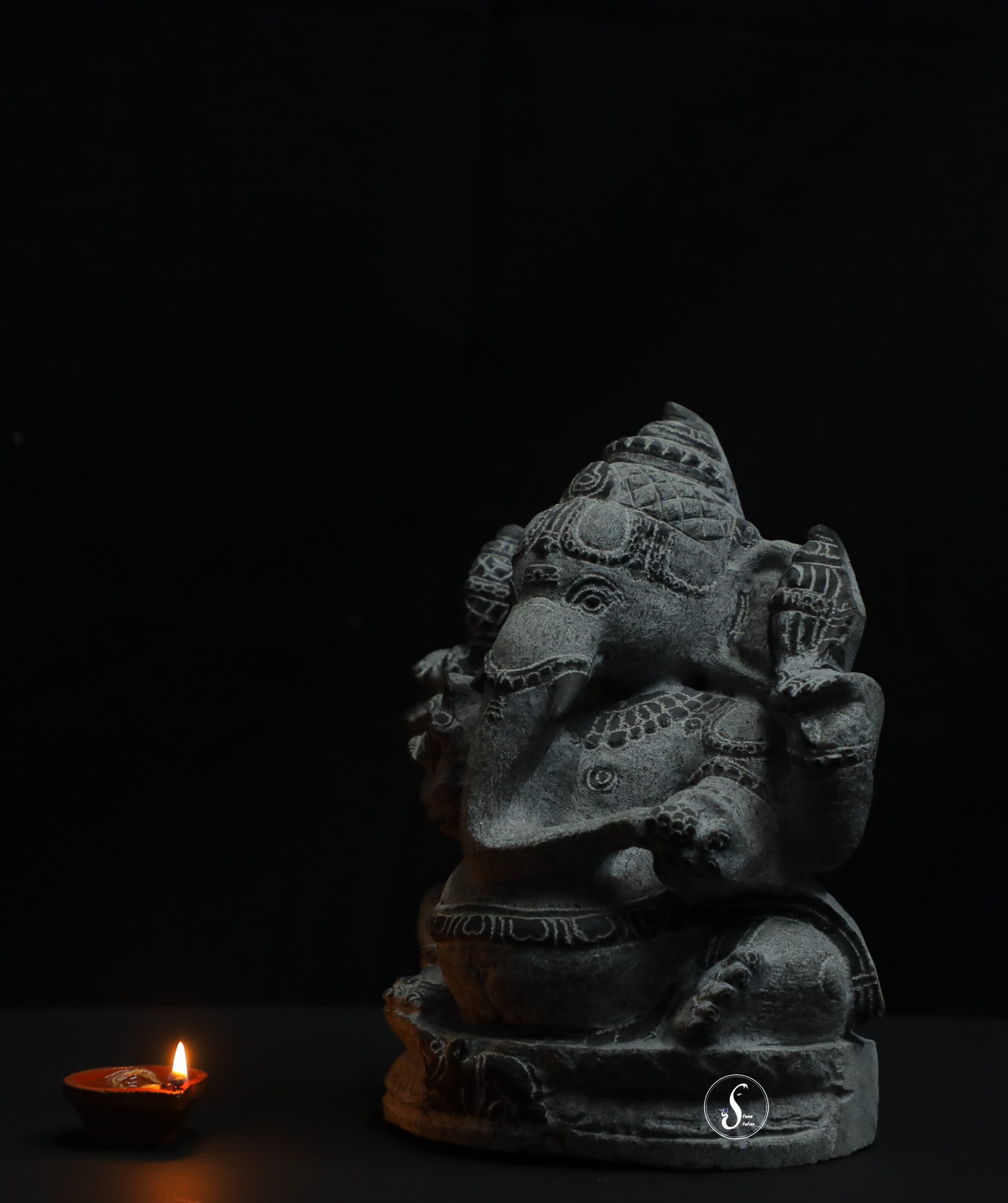 Ganesha Statue | Edampuri Vinayagar Silai – MUTHU SIRPPAKALAI KOODAM